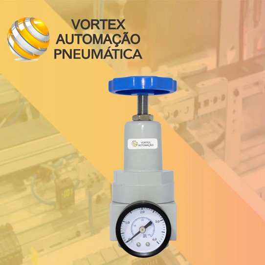 Regulador Para Alta Pressão Rosca 1/2 Bsp + Manômetro 35 Bar - Vortex ...