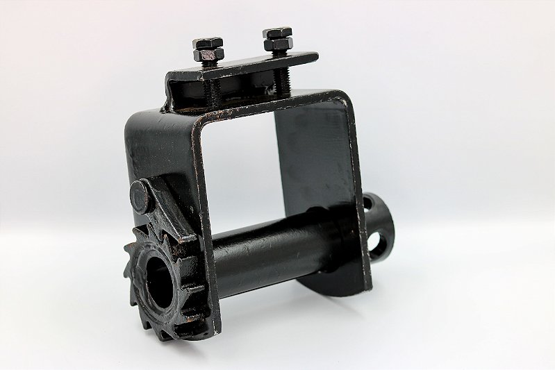 Catraca Fixa 100mm com cantoneira preta | PowerCarga - PowerCarga