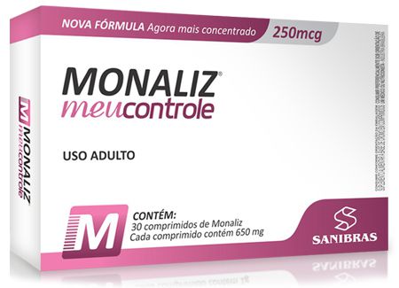 MONALIZ MEU CONTROLE 30 COMPRIMIDOS - SANIBRAS - Empório do Atleta