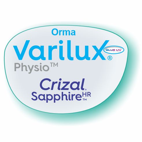 Varilux Physio Orma Blue Uv Crizal Sapphire HR - Parceiro Técnico: Óptica Santa Luzia Bauru