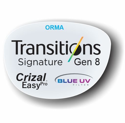 Orma Transitions Blue Uv Crizal Easy Pro - Parceiro Técnico: Óptica ...