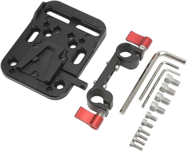 Plate para Bateria V-Mount - Cena 1 Acessórios - Acessórios para Cinema ...