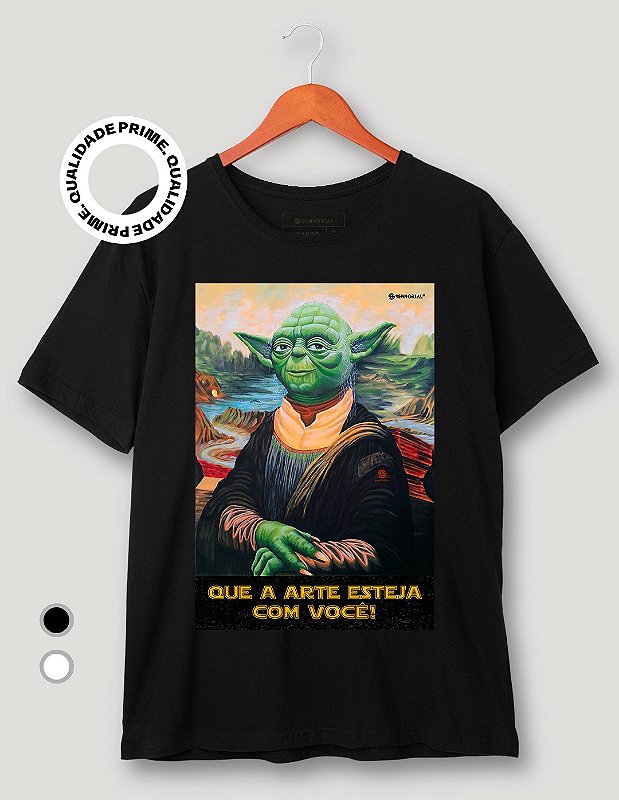 Camiseta Yoda Lisa - Sensorial, camisetas exclusivas, compre online