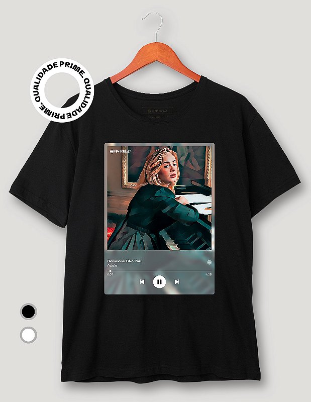 Camiseta Adele - Sensorial, camisetas exclusivas, compre online