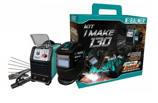 Inversora 130 Kit I-make Balmer 120 amp. 110/220 volts - LB SOLDAS