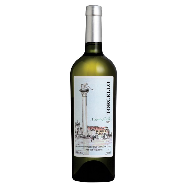 Torcello Moscato Giallo 750ml - Alvino Expert Vinhos Brasileiros