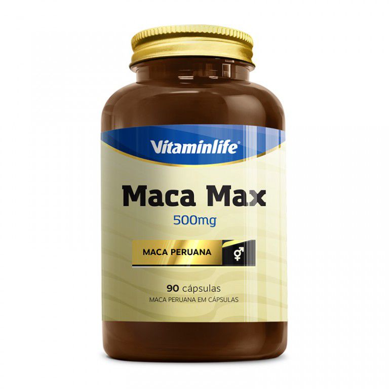 MACA MAX 500 MG 90 CÁPSULAS - VITAMINLIFE - C&B NUTRITION