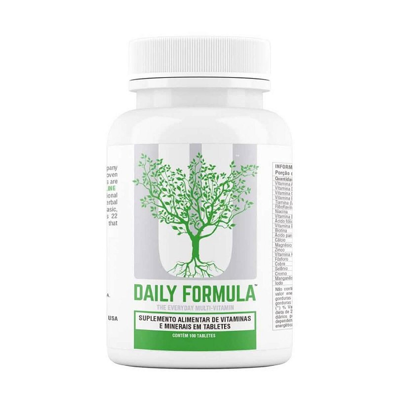 DAILY FORMULA 100 COMPRIMIDOS - UNIVERSAL - C&B NUTRITION