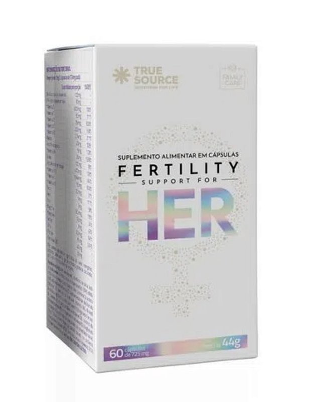 MULTIVITAMÍNICO FERTILITY HER 60 CÁPSULAS TRUE SOURCE - MULTIVITAMÍNICO FERTILITY HER 60 ...