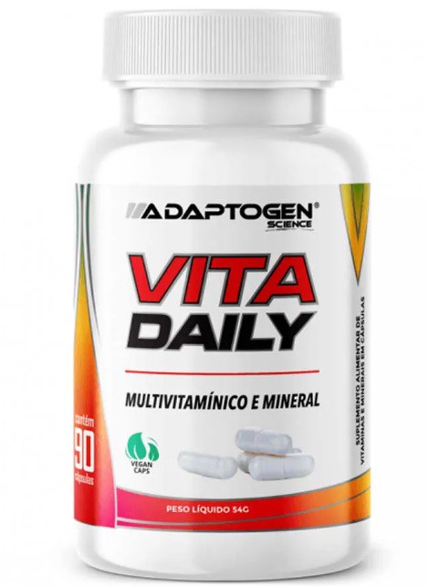 VITA DAILY 90 CÁPSULAS - ADAPTOGEN (08/2024) - C&B NUTRITION