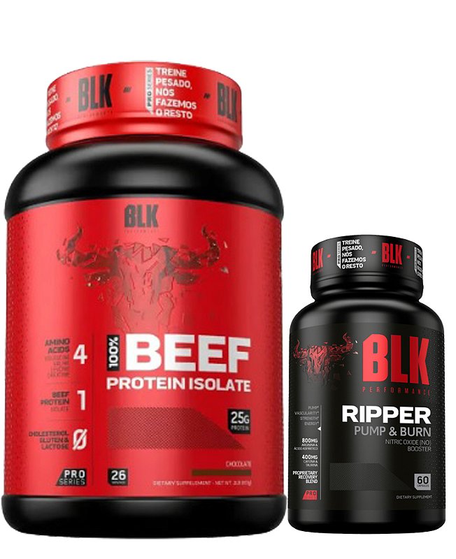 100% BEEF PROTEIN ISOLATE 876 GR + BRINDE - BLK PERFORMANCE - C&B NUTRITION