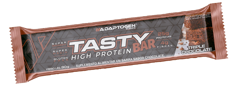 TASTY BAR 90 GR TRIPLE CHOCOLATE - ADAPTOGEN - C&B NUTRITION