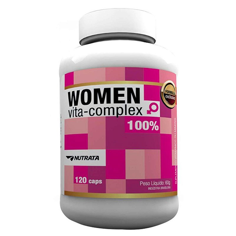 WOMEN VITA COMPLEX 120 CÁPSULAS - NUTRATA - C&B NUTRITION