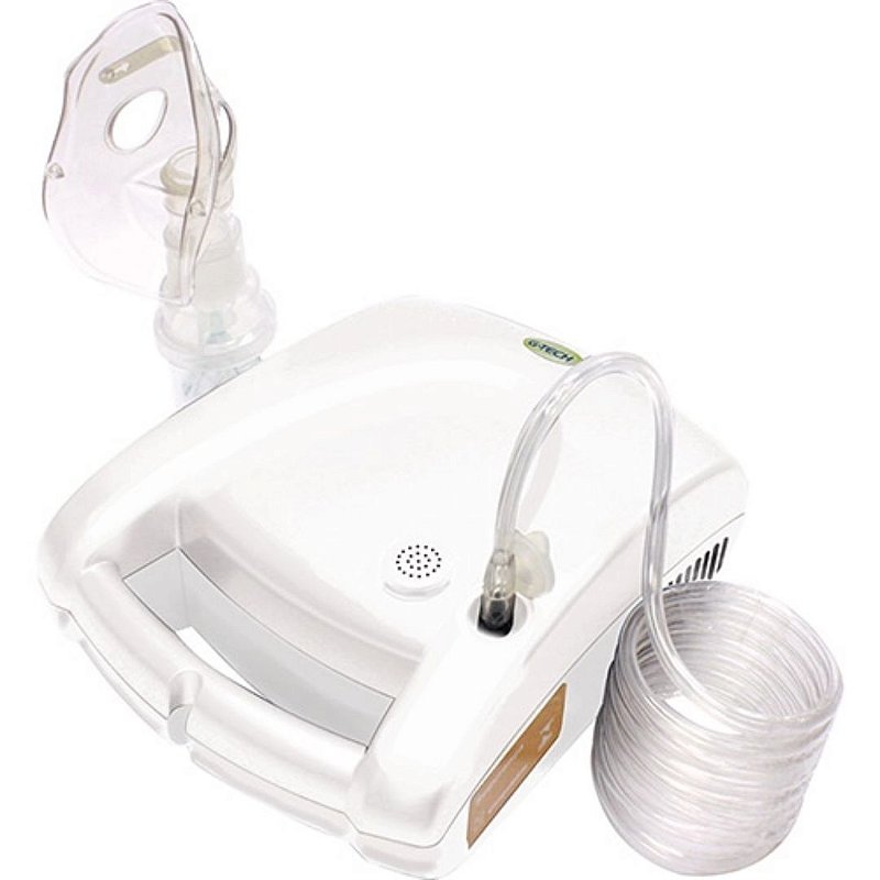Inalador Nebulizador Bivolt Nebcom V Branco G-Tech - Cirurgica Ceron