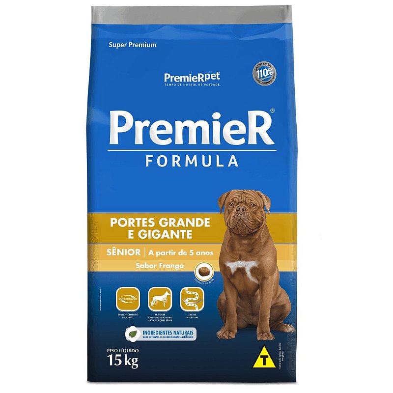 Premier Formula Raças Grandes Senior Sabor Frango 15KG - Masterpet