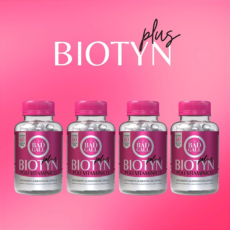 4 frascos BIOTYN - Usebadgall - UseBadGall
