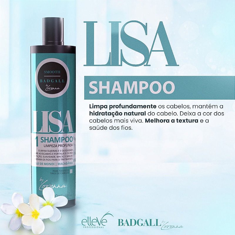 SHAMPOO 500 mL - Linha Lisa BadGall - UseBadGall