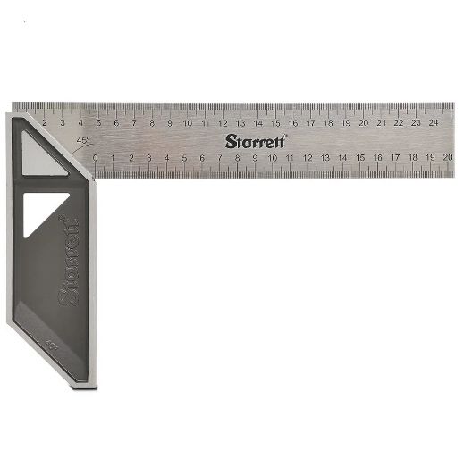 STARRETT ESQUADRO CARP. ALUMINIO 300MM K53M-300-S - Samta Ferramentas