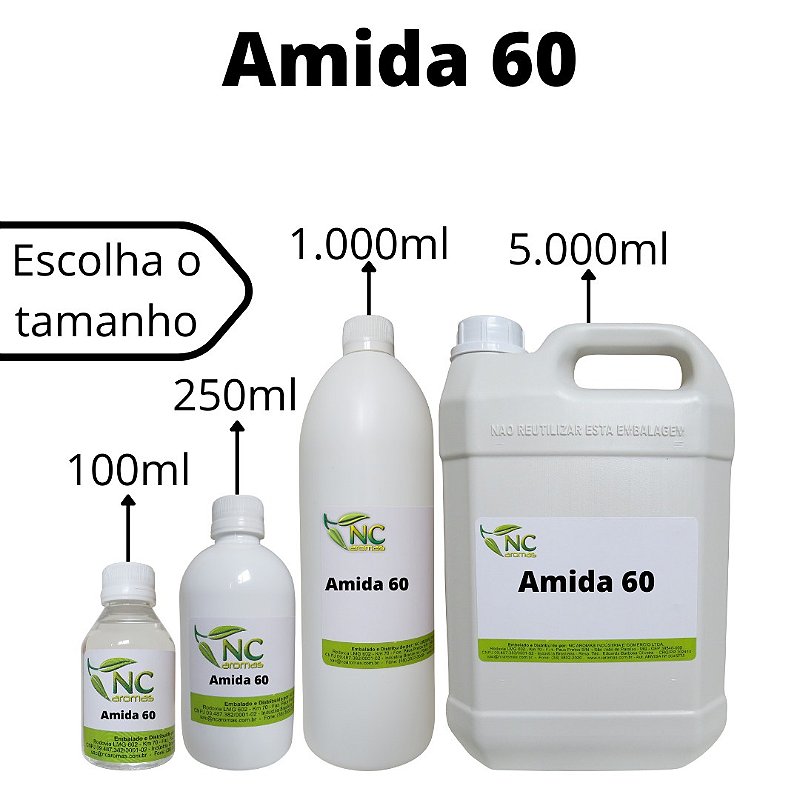 Amida 60 Espessante e Estabilizante de Espuma - NC Aromas