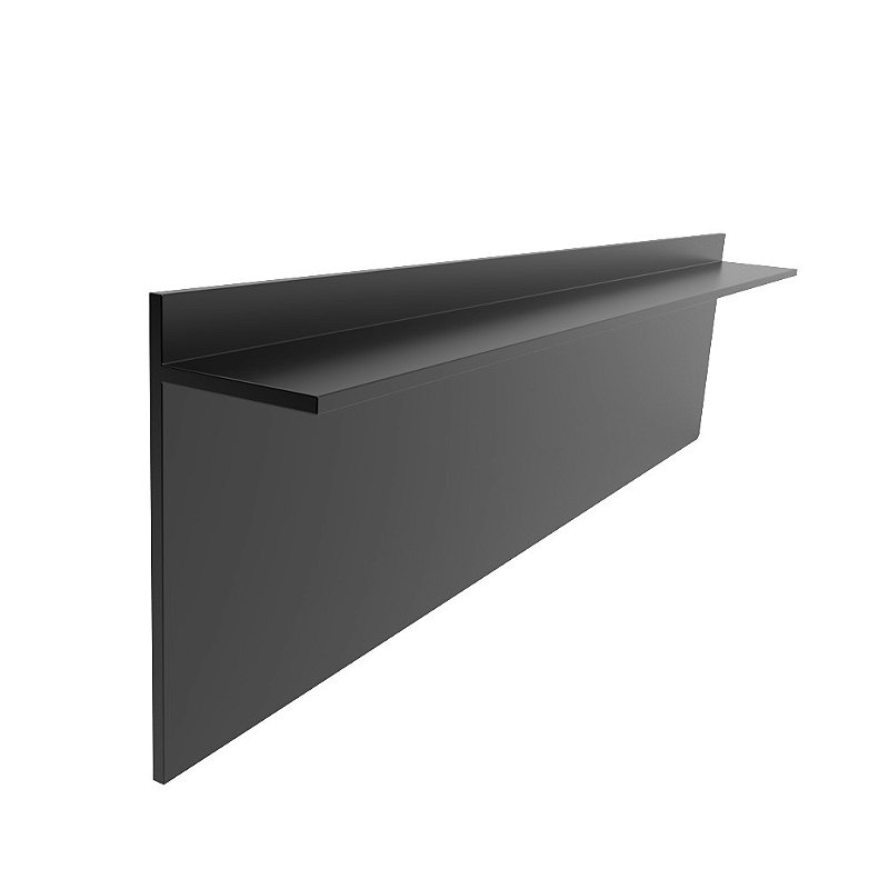 Perfil Rodapé Invertido 3m LHD para embutimento em parede Alvenaria ...