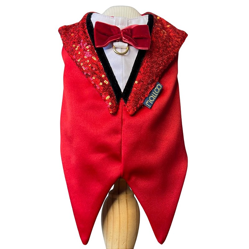 SMOKING GALA VERMELHO - Oceanpet Boutique