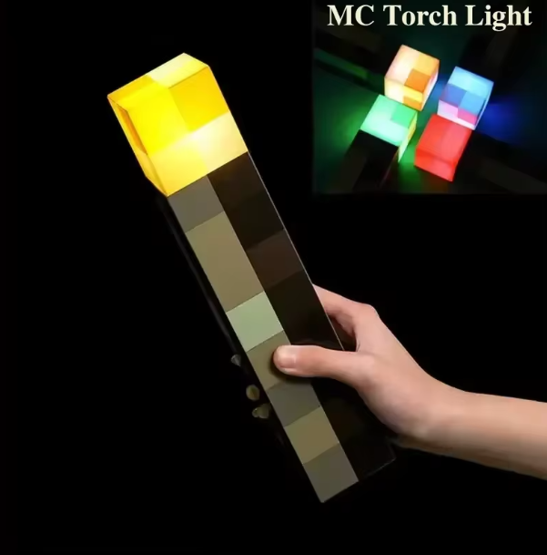 Luminária Minecraft - Minha Boneca de Laço