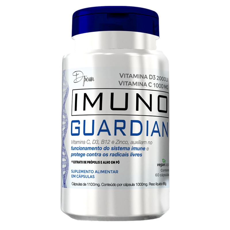 Imunidade Vitaminas Imuno Guardian DPOAN - 60 Cápsulas - Ozonsaúde ...