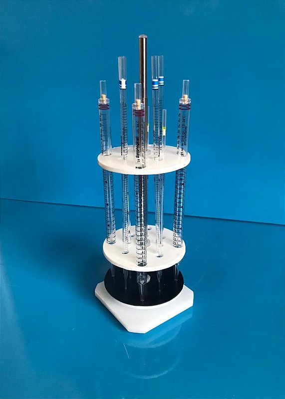 Suporte Giratório em PP para 12 Pipetas - Nalgon - ERLELAB