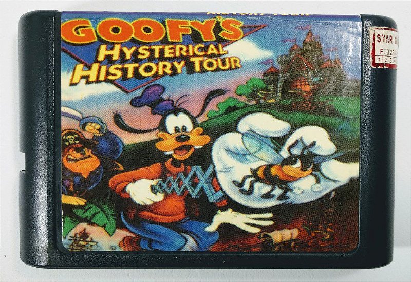 Jogo Goofys Hysterical History Tour - Mega Drive - Sebo dos Games ...