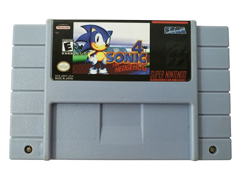 Jogo Sonic 4 - SNES - Sebo dos Games - Games Antigos e Usados dos Atari ...