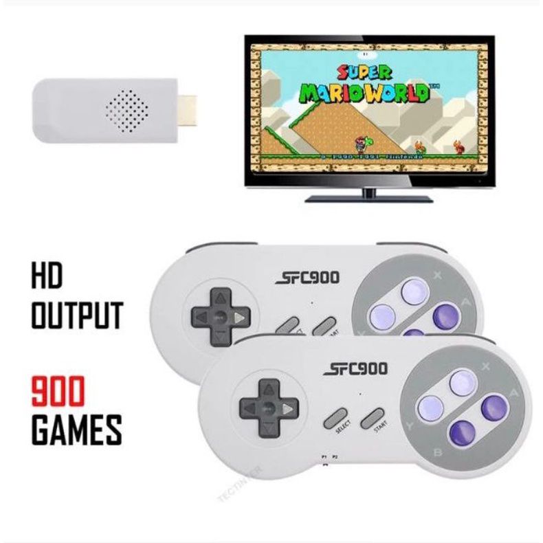 Mini console retro SF900 (jogos de Super Nintendo SNES e NES) - Sebo ...