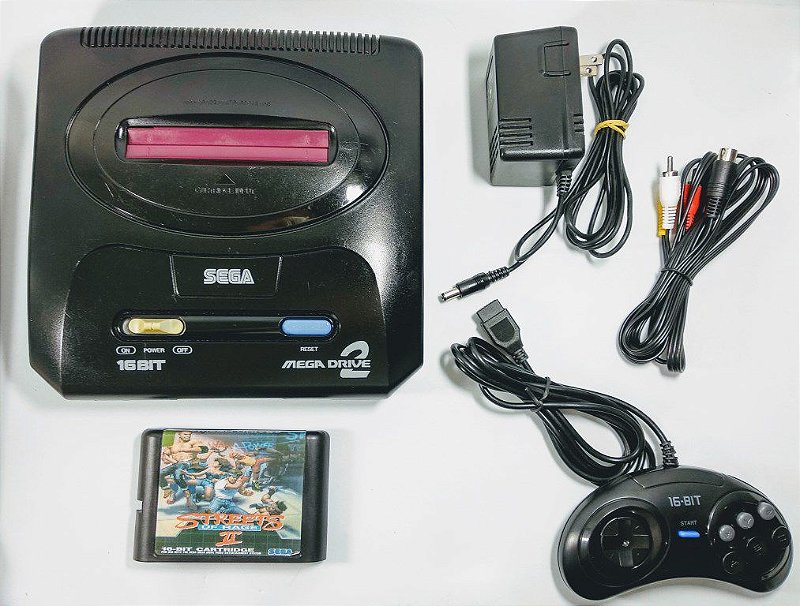 Console Mega Drive 2 Japonês (inclui jogo Streets of Rage 2) - Sebo dos ...