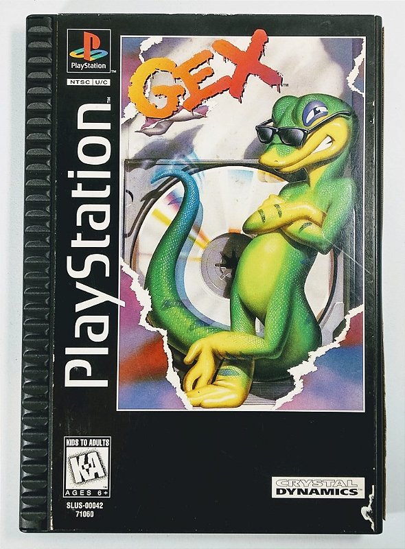 Jogo GEX Original - PS1 ONE - Sebo dos Games - Games Antigos e Usados dos Atari ao PS...