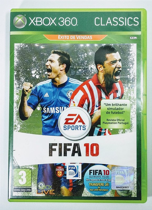 Fifa 10 Original [EUROPEU] - Xbox 360 - Sebo dos Games - Games Antigos ...