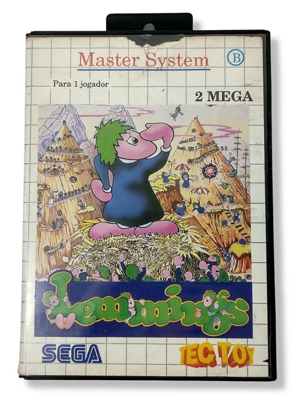 Jogo Lemmings - Master System - Sebo dos Games - Games Antigos e Usados dos Atari ao PS...