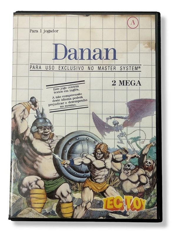 Jogo Danan - Master System - Sebo dos Games - Games Antigos e Usados ...