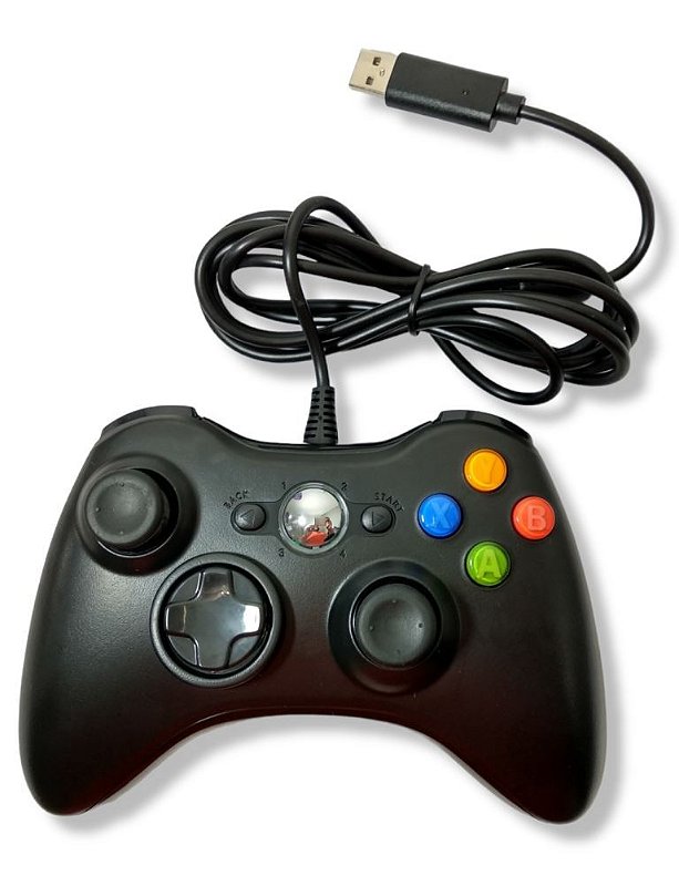 Controle com fio - Xbox 360 - Sebo dos Games - Games Antigos e Usados dos Atari ao PS...