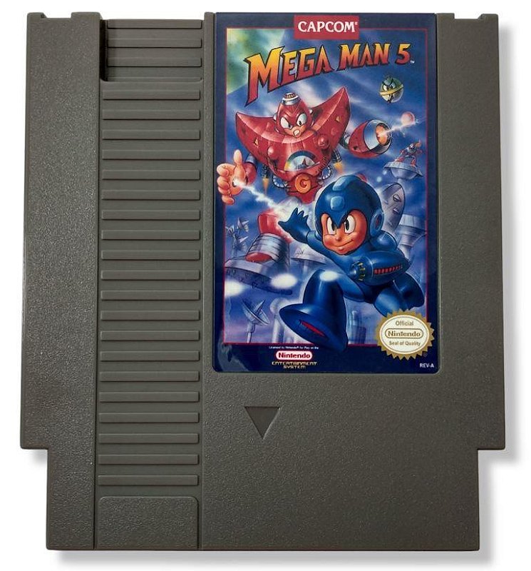 Jogo Mega Man 5 - NES - Sebo dos Games - Games Antigos e Usados dos ...