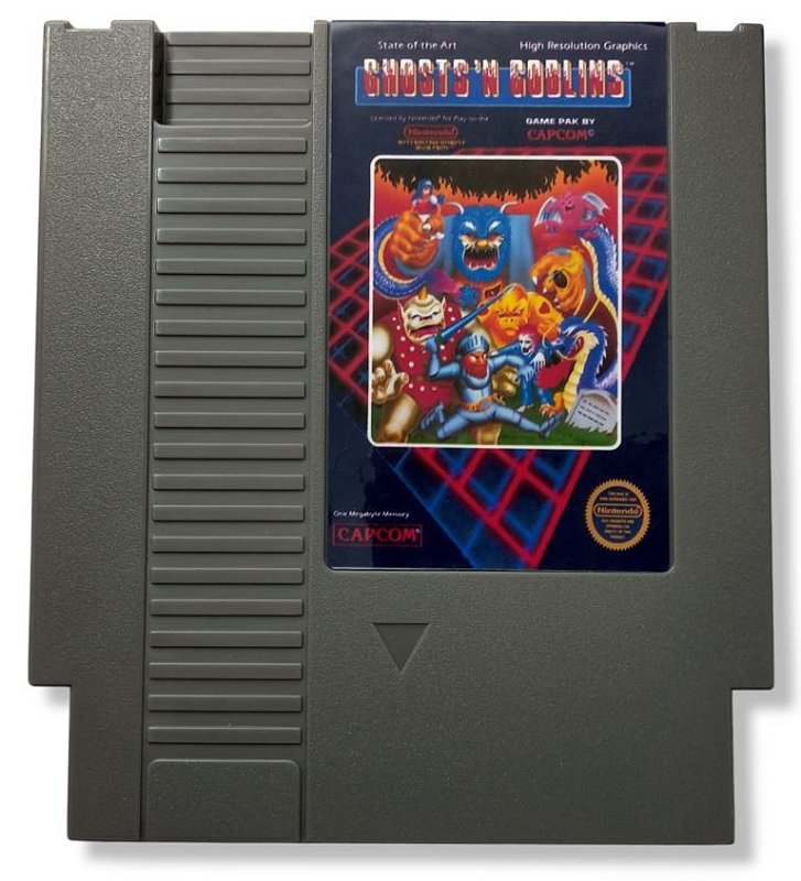 Jogo Ghosts n Globlins - NES - Sebo dos Games - Games Antigos e Usados ...