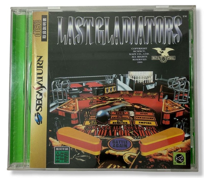 Jogo Last Gladiators Original [Japonês] - Sega Saturn - Sebo dos Games - Games Antigos e Usados ...