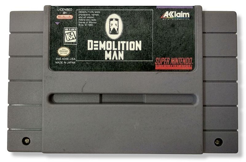 Jogo Demolition Man - SNES - Sebo dos Games - Games Antigos e Usados ...