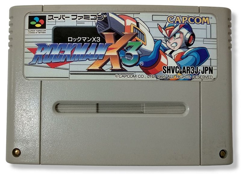 Jogo Rockman X3 - Super Famicom - Sebo dos Games - Games Antigos e Usados dos Atari ao PS...