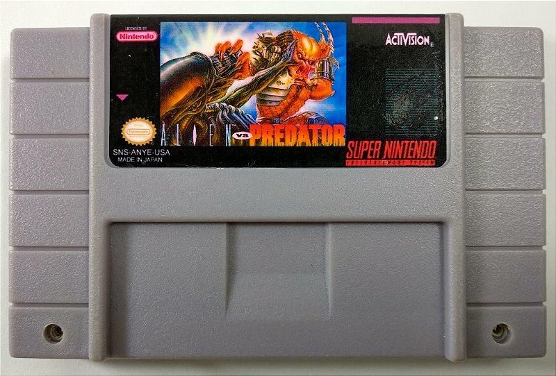 Alien VS Predator - SNES - Sebo dos Games - 10 anos!