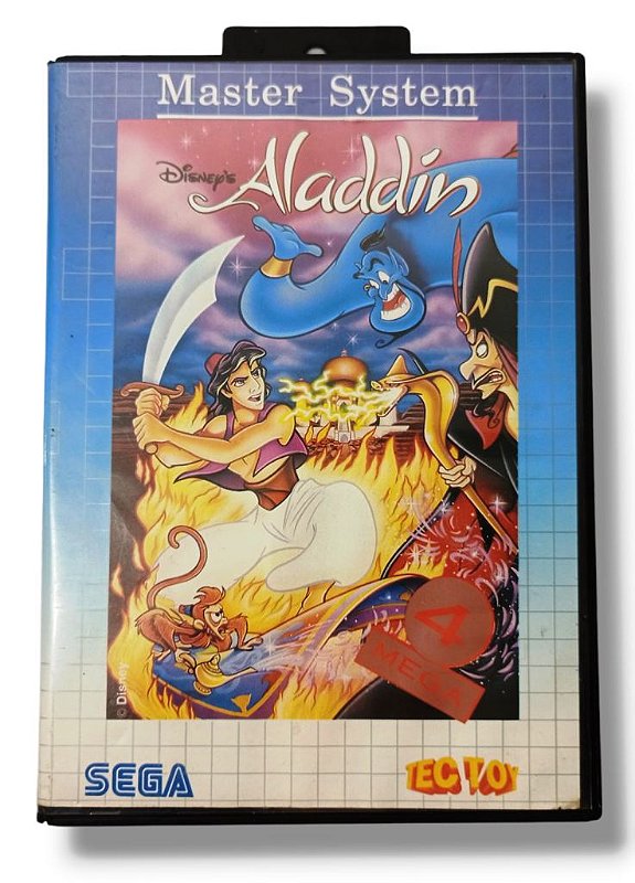 Jogo Aladdin - Master System - Sebo dos Games - Games Antigos e Usados ...