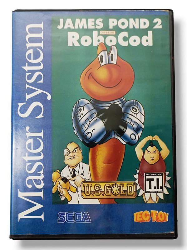 Jogo James Pond 2 - Master System - Sebo dos Games - Games Antigos e Usados dos Atari ao PS...