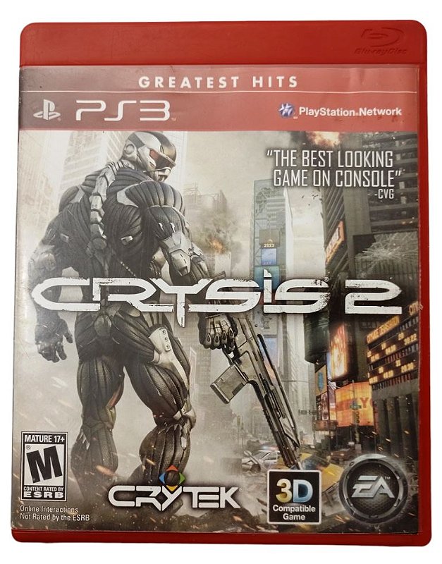 Jogo Crysis 2 - PS3 - Sebo dos Games - Games Antigos e Usados dos Atari ao PS...