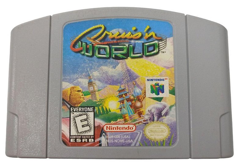 Jogo Cruisn World Original - N64 - Sebo dos Games - Games Antigos e ...