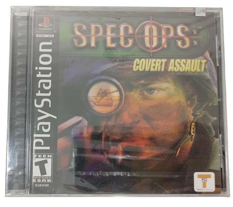 Jogo Spec Ops Covert Assault Original (Lacrado) - PS1 ONE - Sebo dos ...