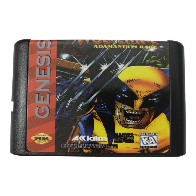 Jogo Wolverine Adamatium Rage - Mega Drive - Sebo dos Games - Games Antigos e Usados dos Atari ...