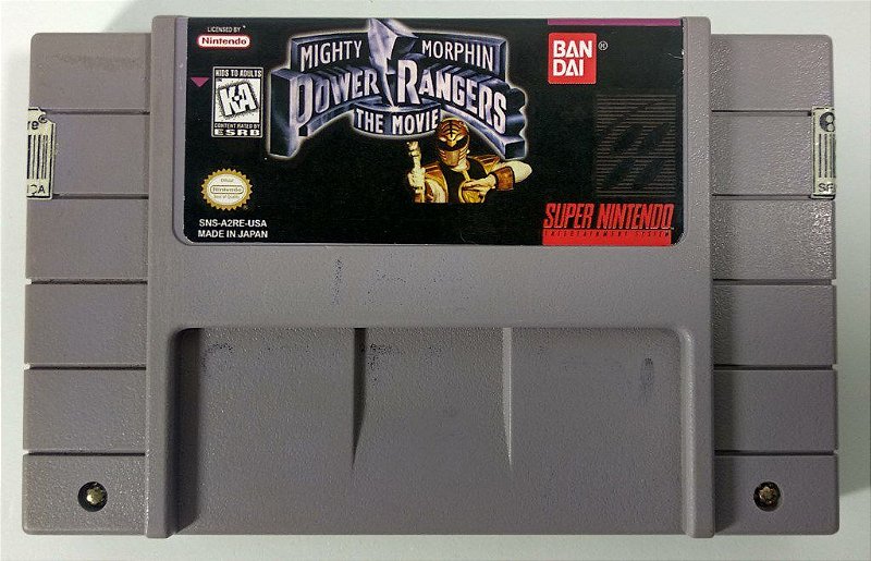Power Rangers the Movie Original - SNES - Sebo dos Games - Games ...